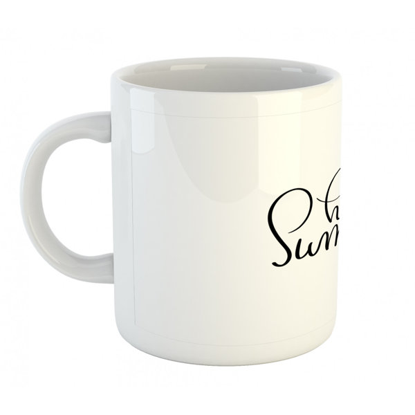 East Urban Home Hello Summer Coffee Mug | Wayfair