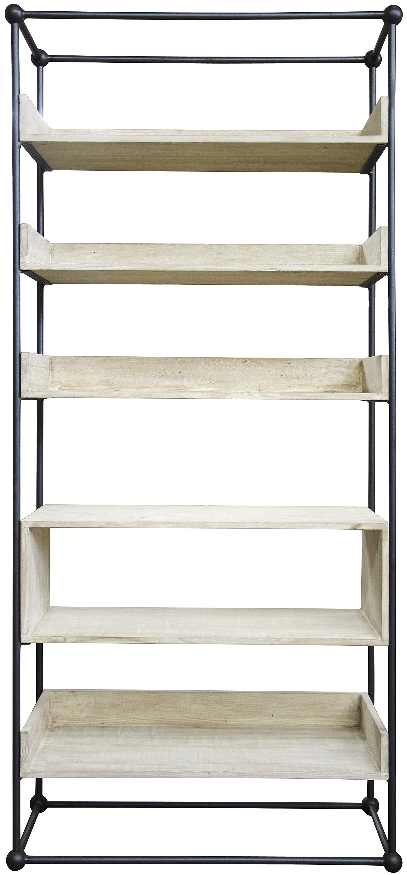 CFC Monte Bookcase Reclaimed Lumber Shelves | Perigold