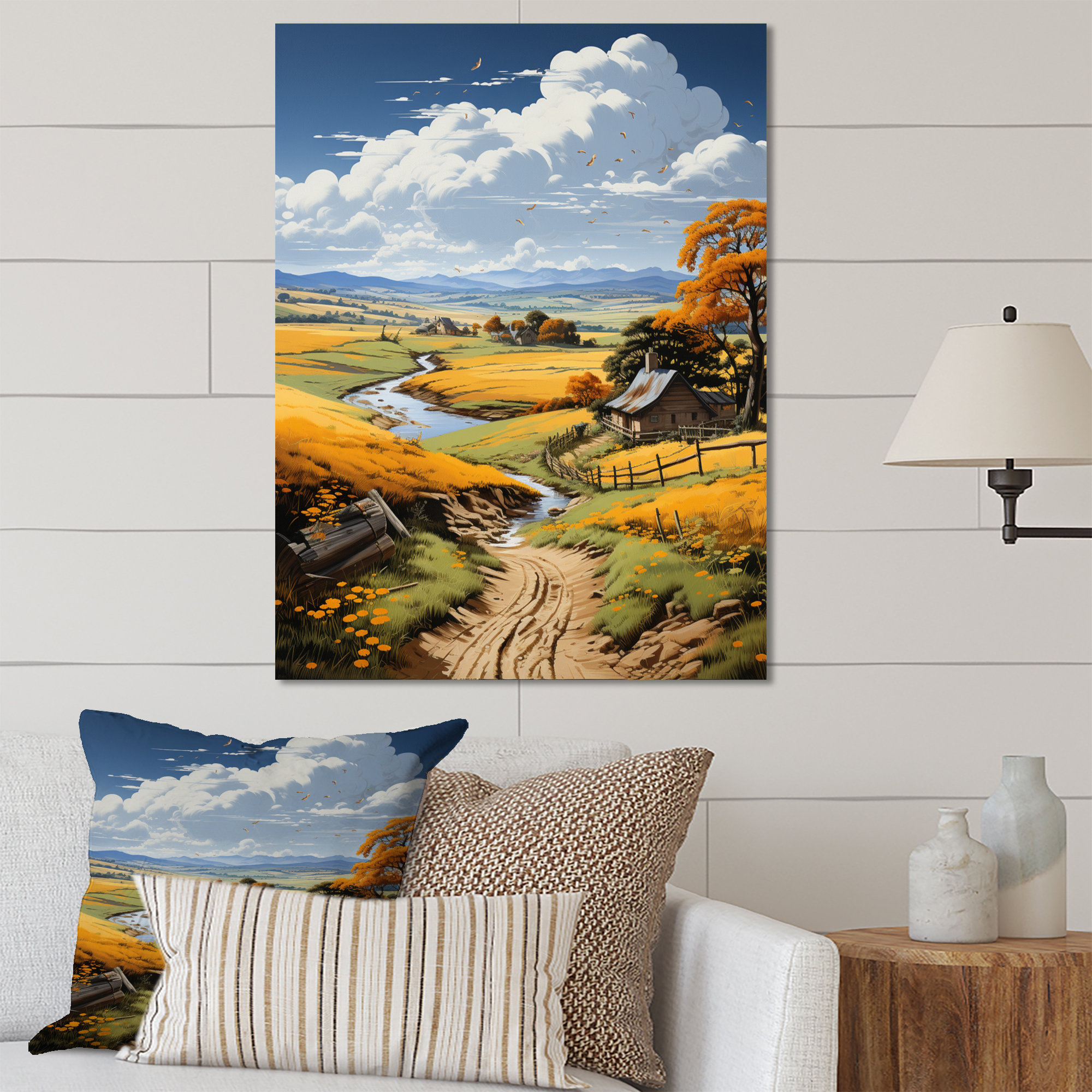 Latitude Run® Germany German Countryside Field II - Germany Metal Art ...