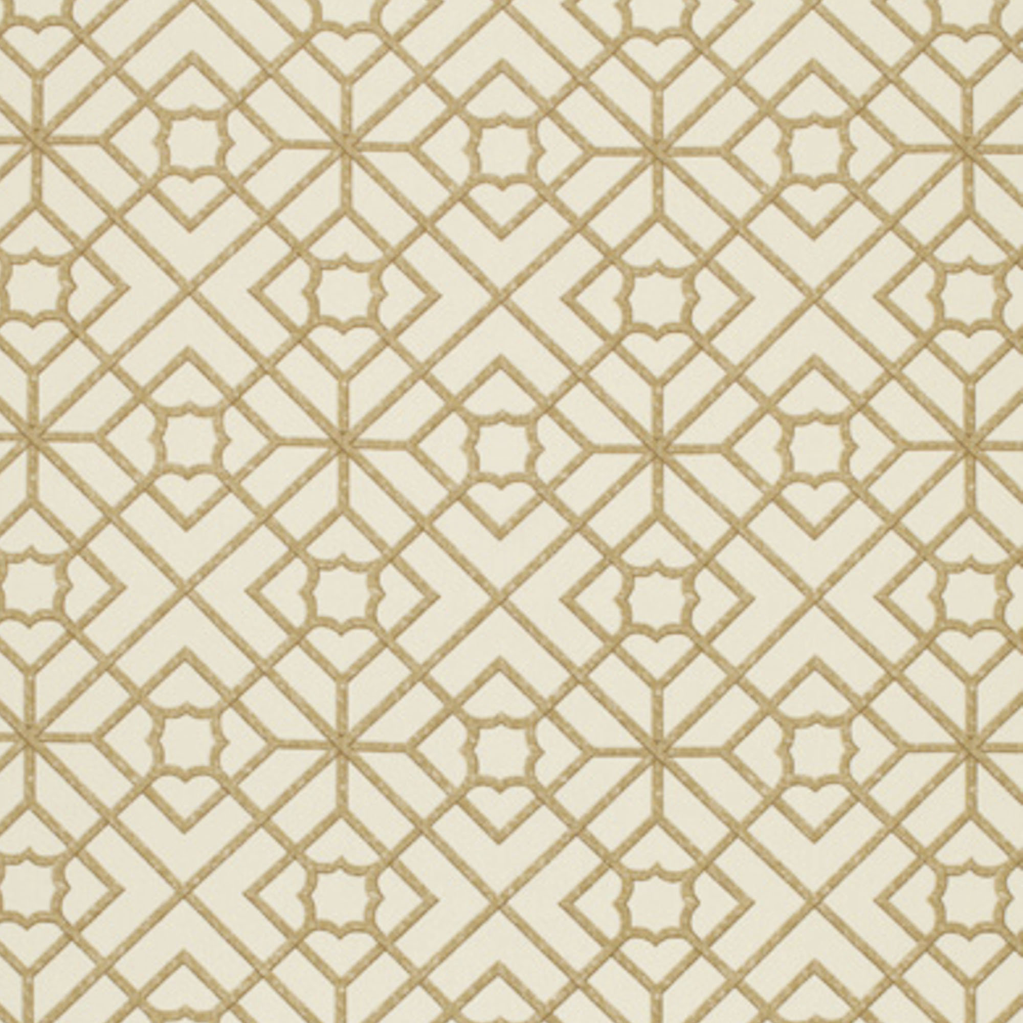 Schumacher Luan Fretwork Fabric | Perigold