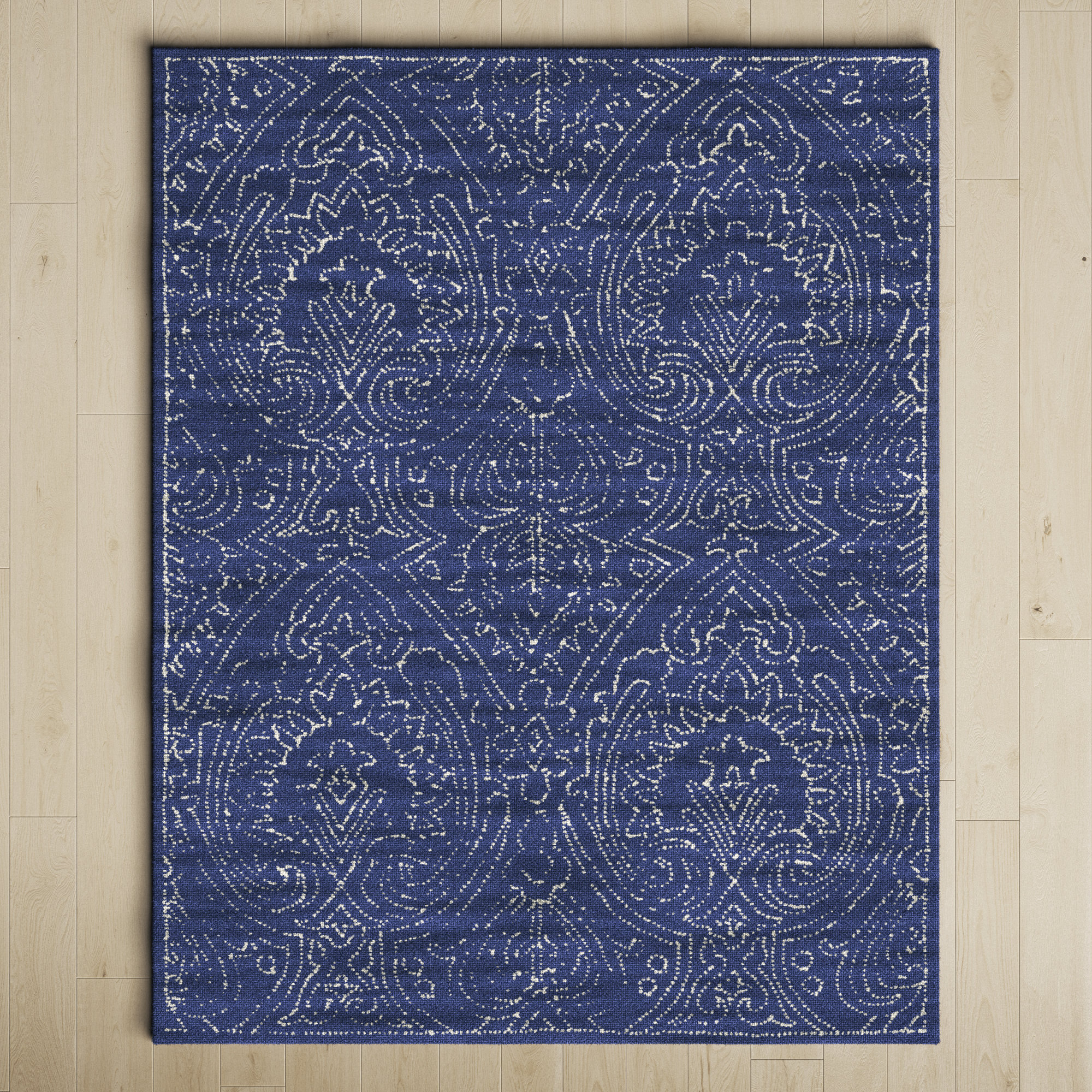 Birch Lane™ Evers Wool Floral Indoor Rug & Reviews | Wayfair