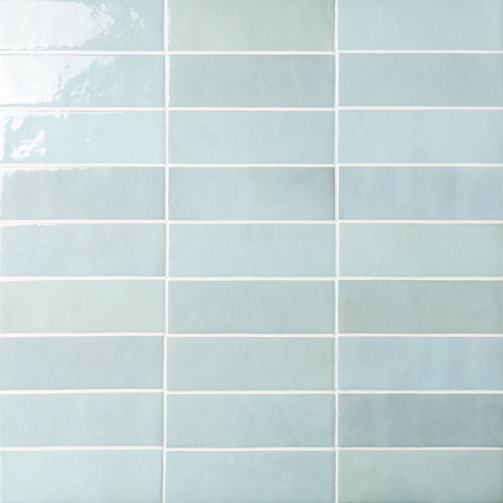 Bedrosians Cloe 2.5 in. x 8 in. Handmade-Look Ceramic Wall Glossy ...