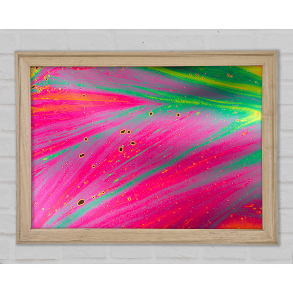Ivy Bronx Neon Colours Diffused Framed Print | Wayfair.co.uk
