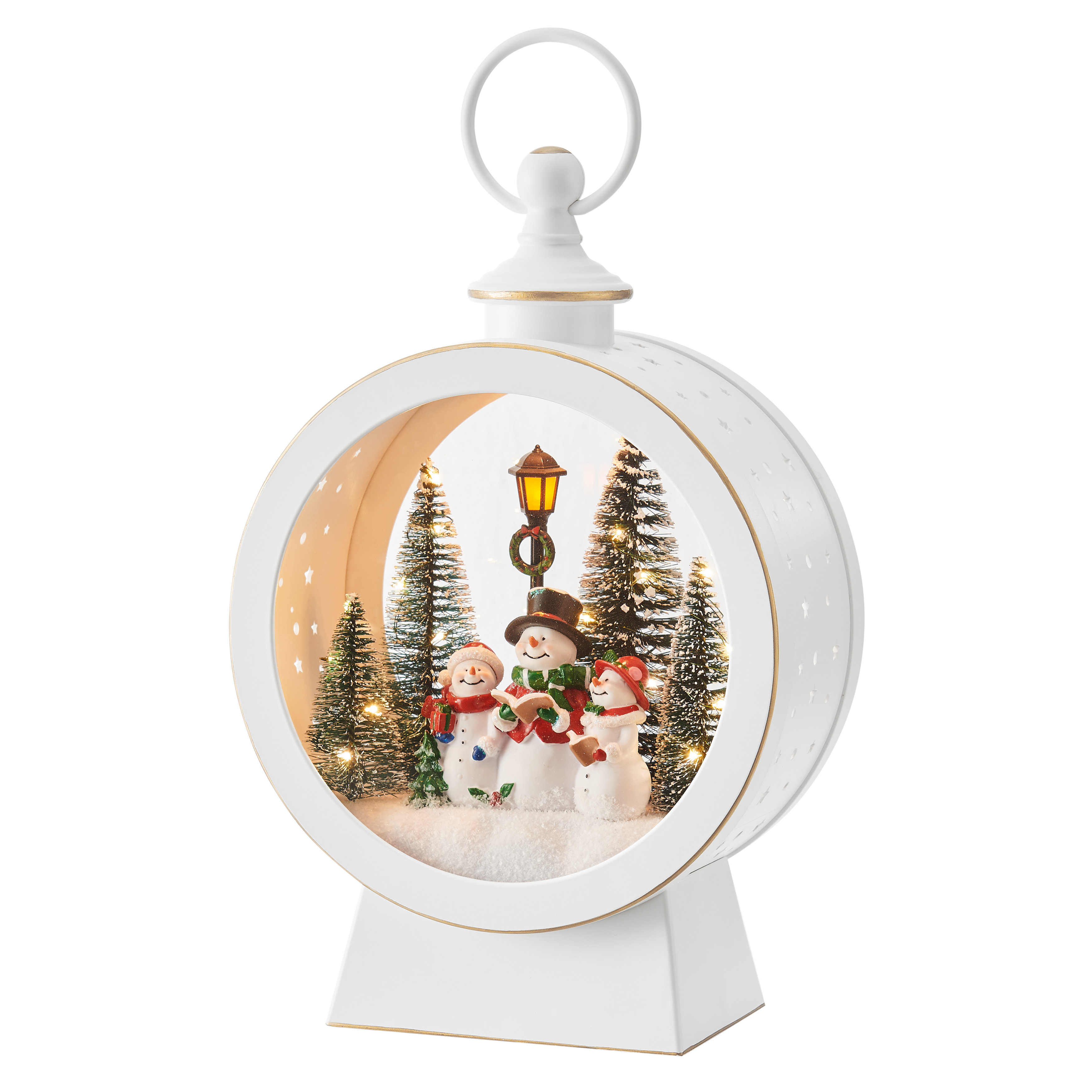 The Holiday Aisle® Tabletop White Christmas Holiday Winter Snowman ...