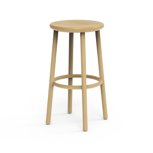Collect.Studio Ai Stool, Solid Wooden Stool, Vintage Style Bar Stools ...