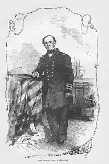 Buyenlarge Rear Admiral Silas H. Stringham by Frank Leslie - Print ...