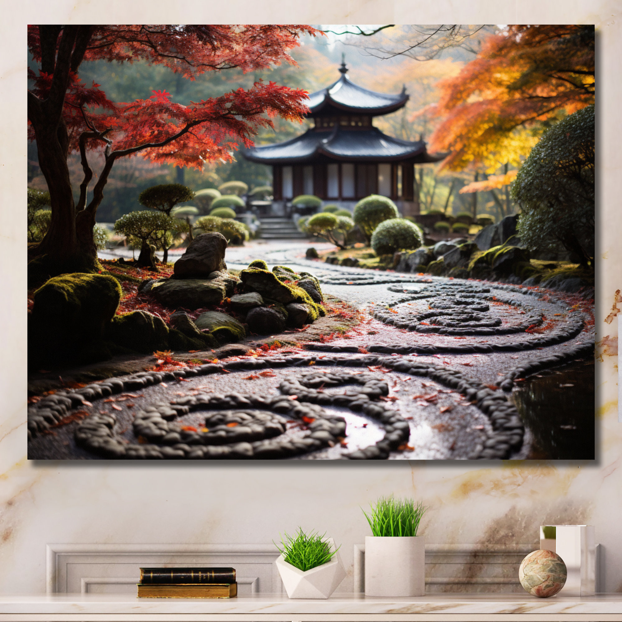 Millwood Pines Japon Zen Garden Serenity III On Canvas Print - Wayfair ...