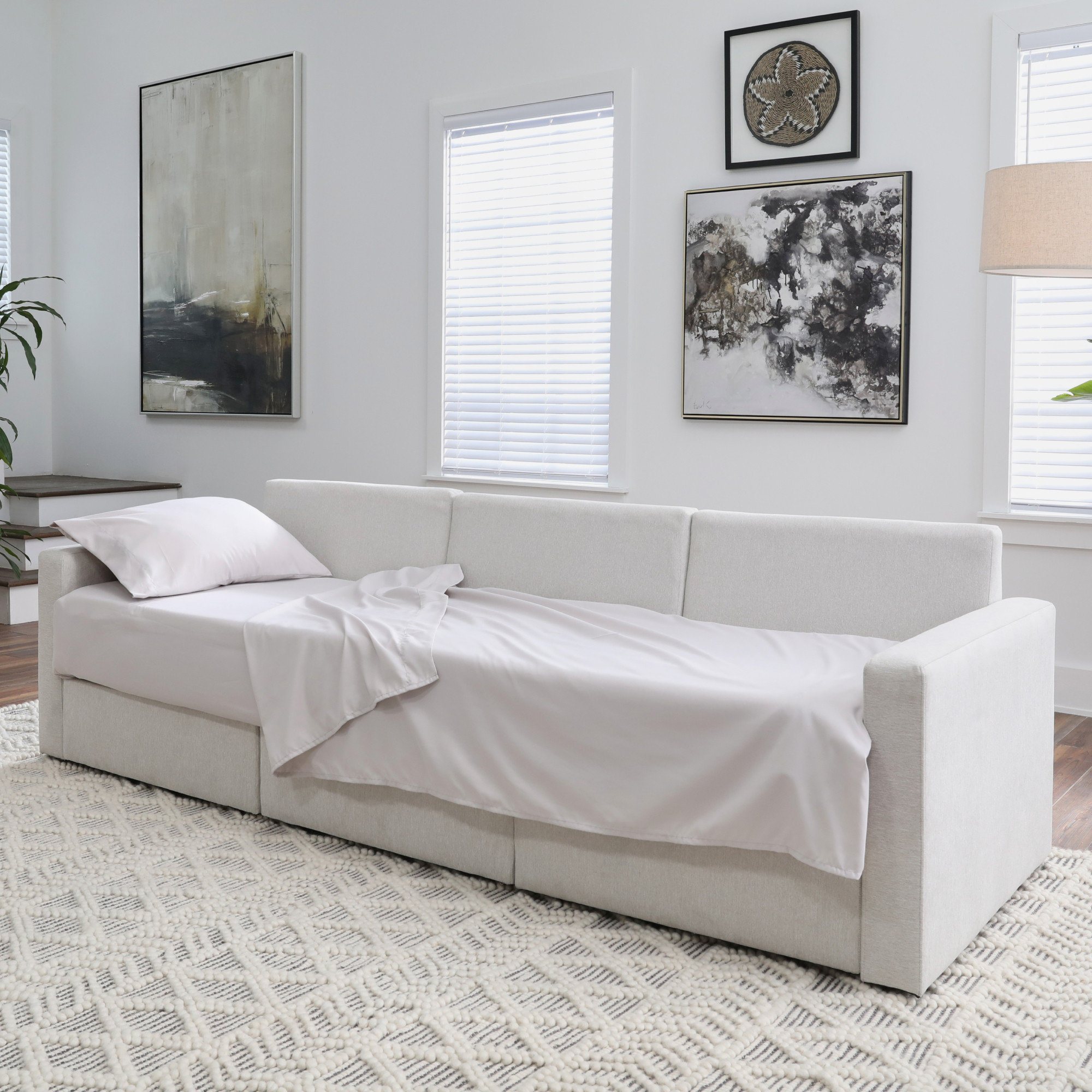 Flexsteel Flex Slipcover Sleep Kit with Memory Foam Topper | Wayfair