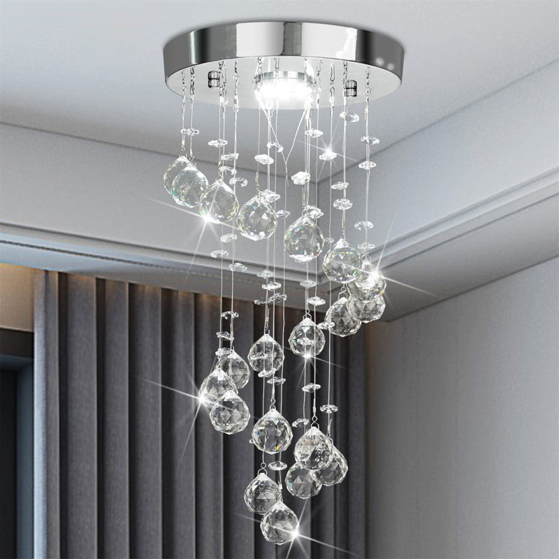 Charlton Home® Desiderius LED Teardrop Chandelier | Wayfair