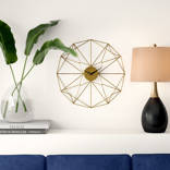 Jeco Inc. Metal Wall Clock | Wayfair