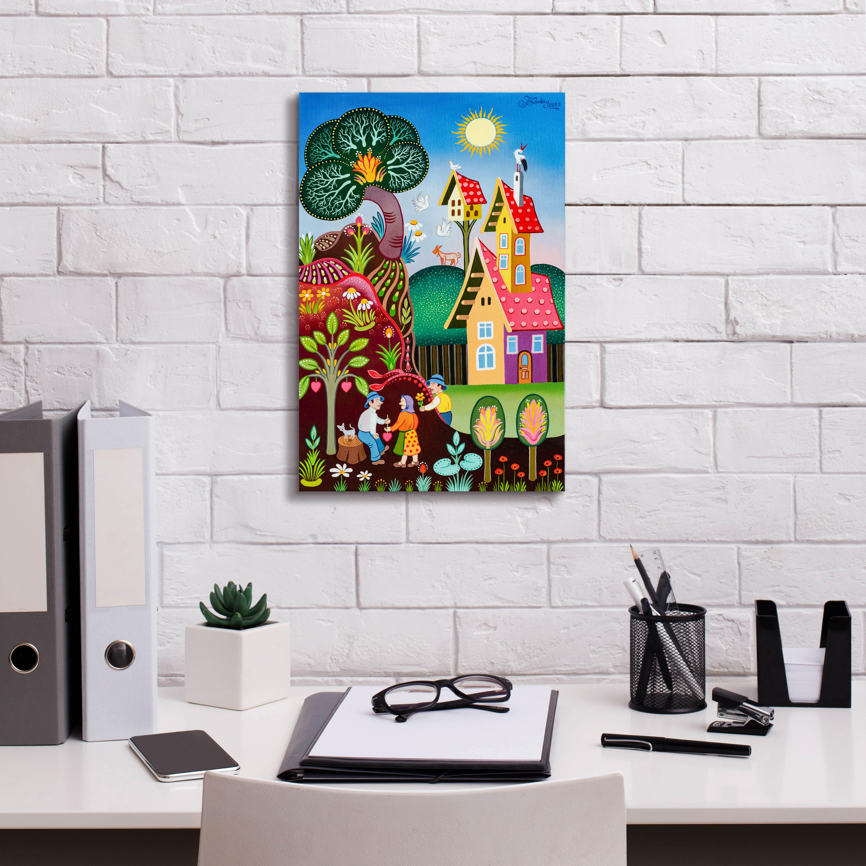Epic Graffiti 'Love We Share' by Koday Canvas Wall Art, 18" x 26 ...