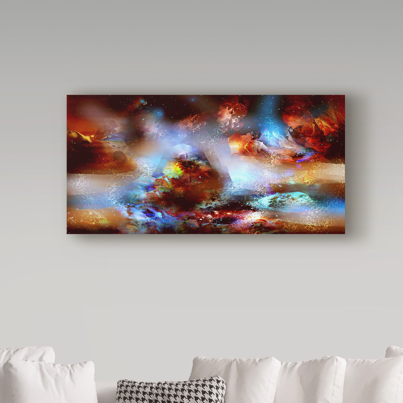 Trademark Fine Art 'Planet Uuind' Graphic Art Print on Wrapped Canvas ...