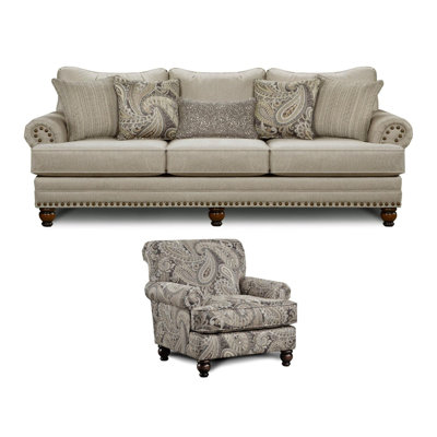 Three Posts Freda 2 - Piece Living Room Set & Reviews - Wayfair Canada