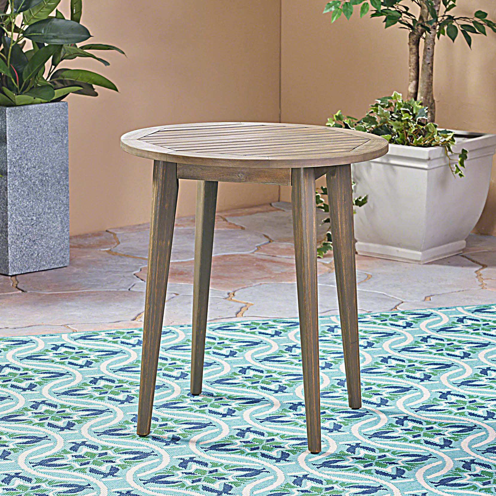 Lark Manor™ Round Outdoor Side Table | Wayfair