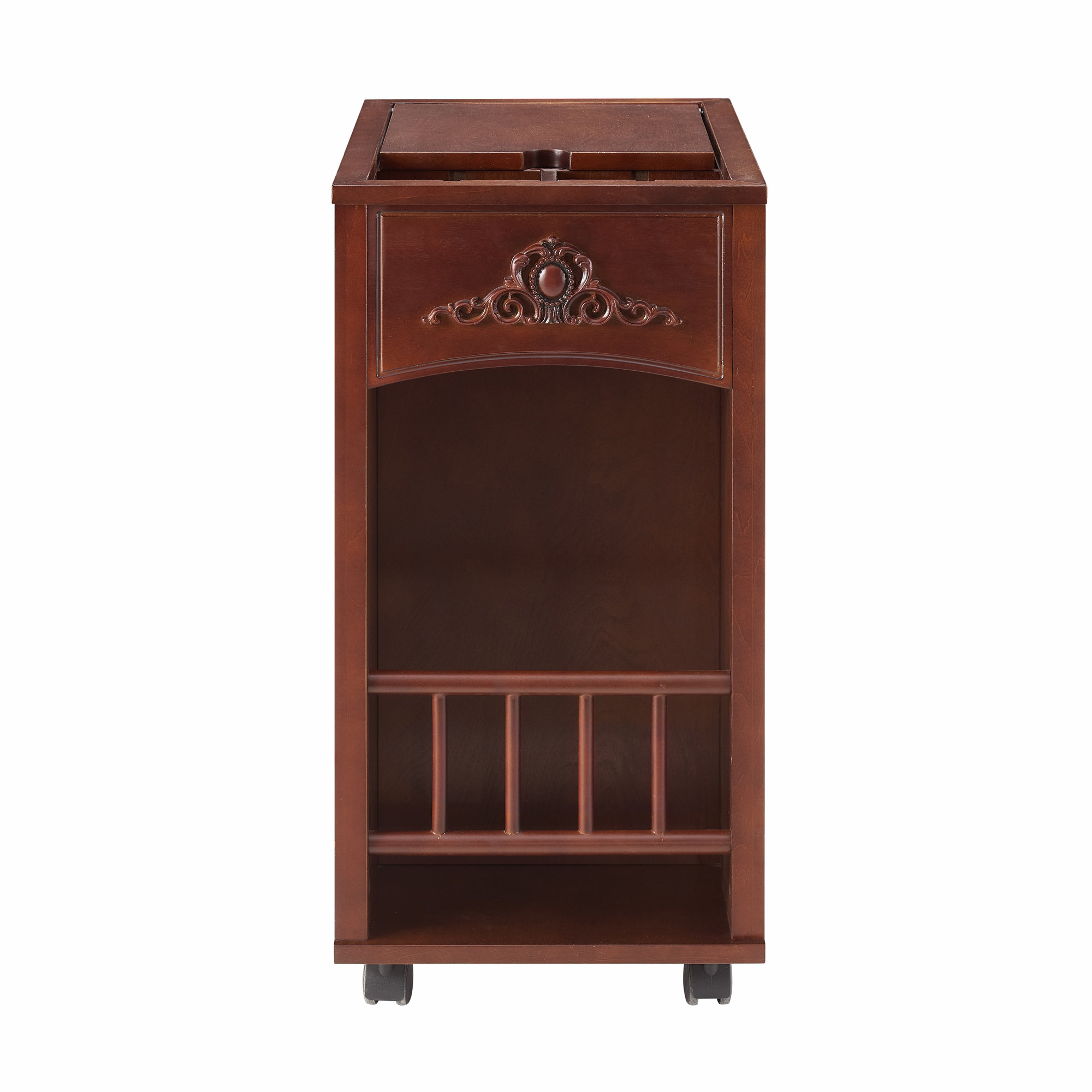 Astoria Grand Powered Traditional End Table with Charging Station | Wayfair