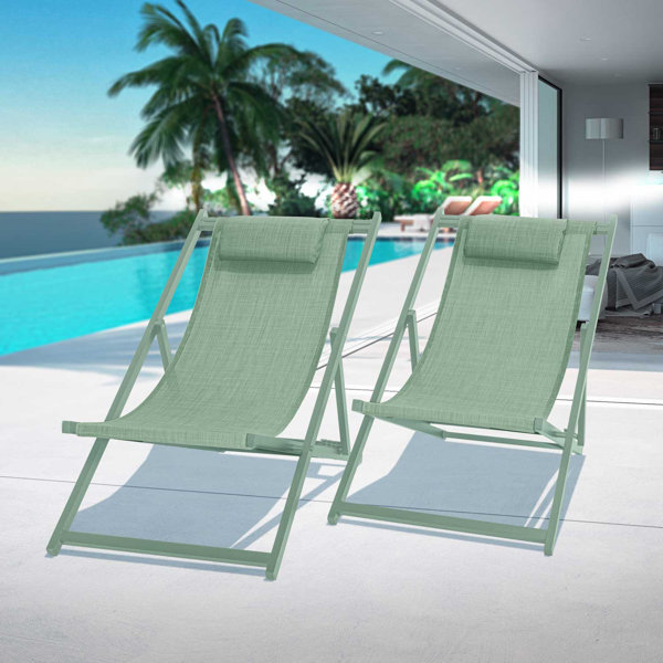 Metro Lane Charnae 59cm Long Reclining Chaise Lounge Set | Wayfair.co.uk