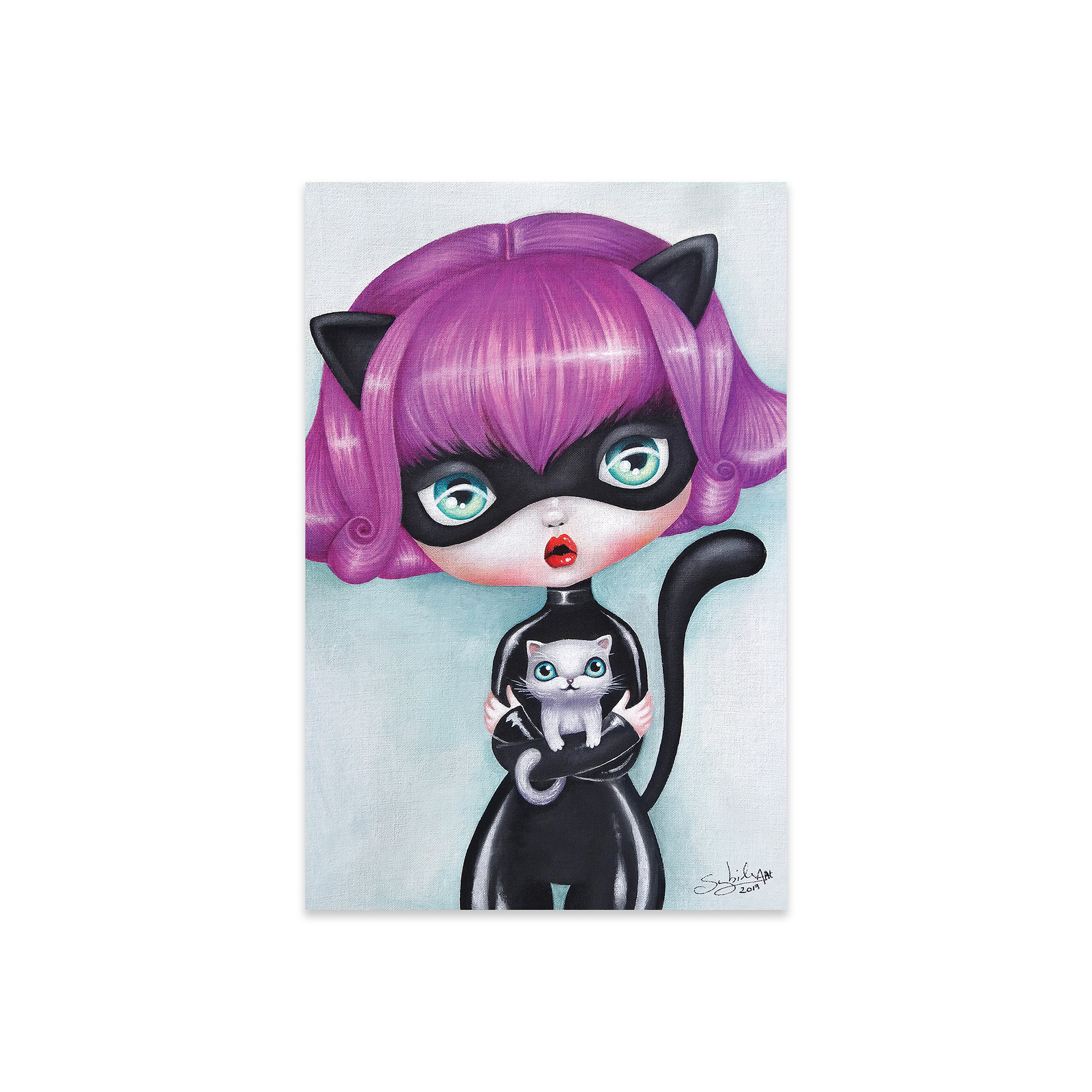 Trinx Wonder Cats Print On Acrylic Glass - Wayfair Canada