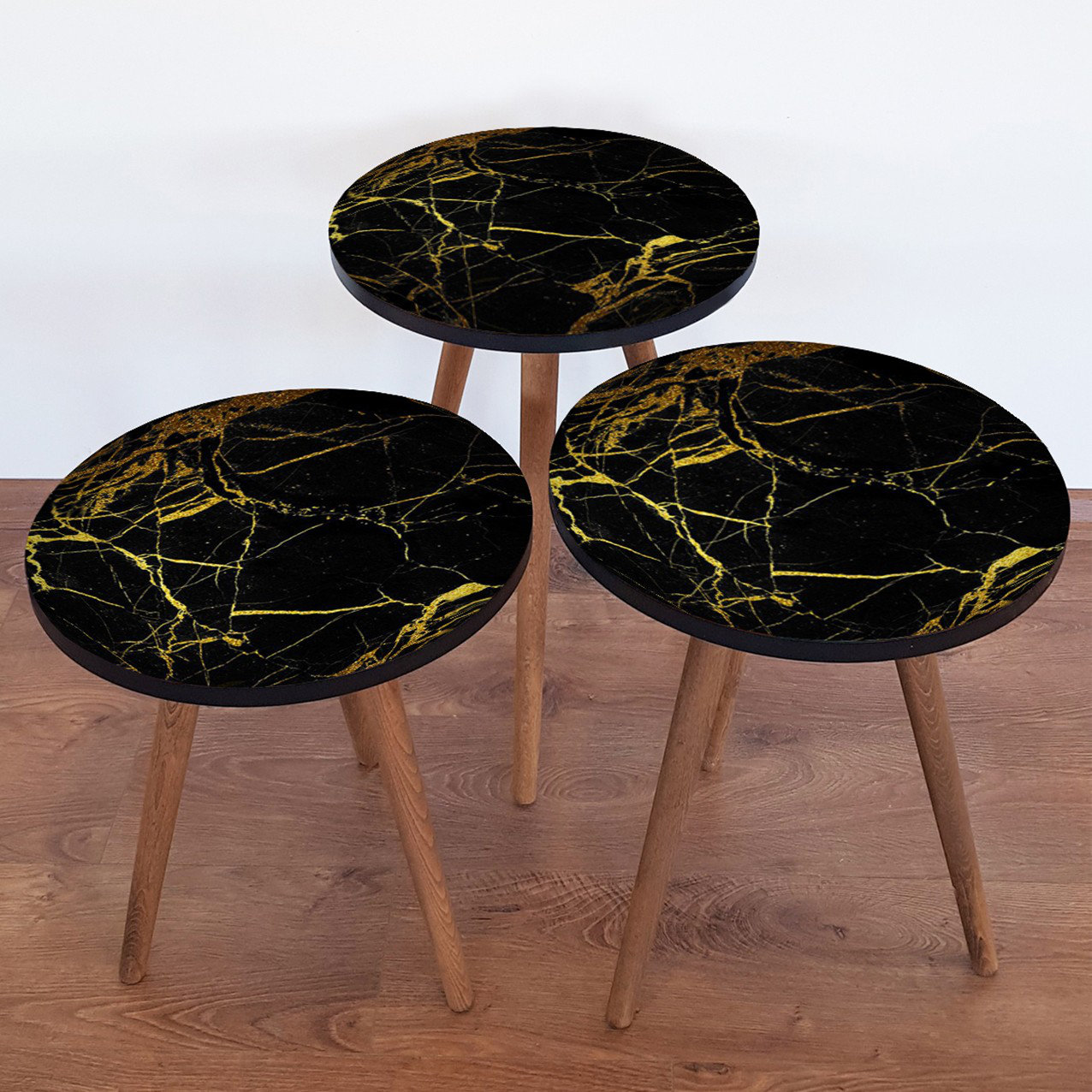 East Urban Home Belote 3 Legs Nesting Tables | Wayfair