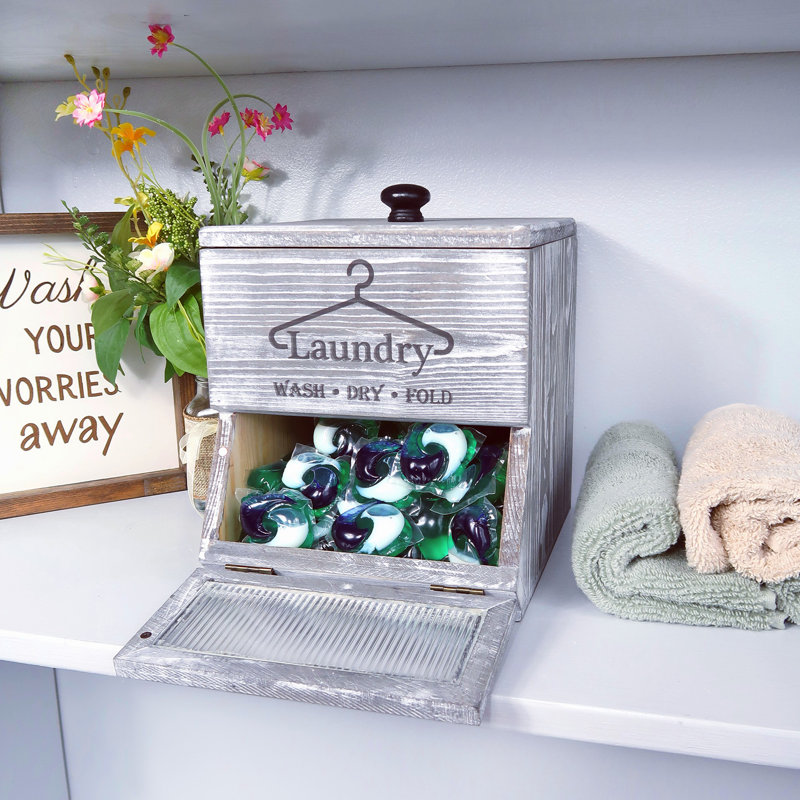 Bekitchen Wood Free Standing Laundry Room Organizer & Reviews | Wayfair