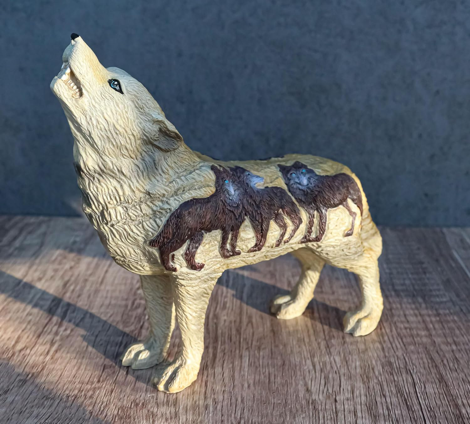 Millwood Pines The Wolf Spirit Collection Aardwolf Wolfpack Figurine ...