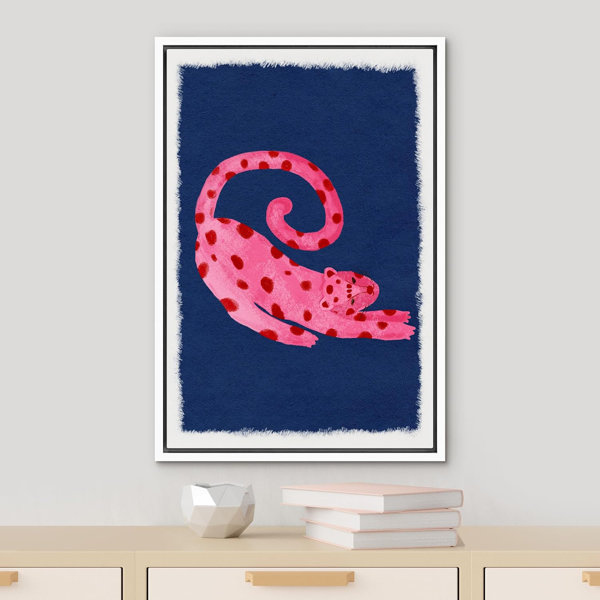 IDEA4WALL Bright Preppy Animals Hot Cheetah Cat Print Portrait Kid Room ...