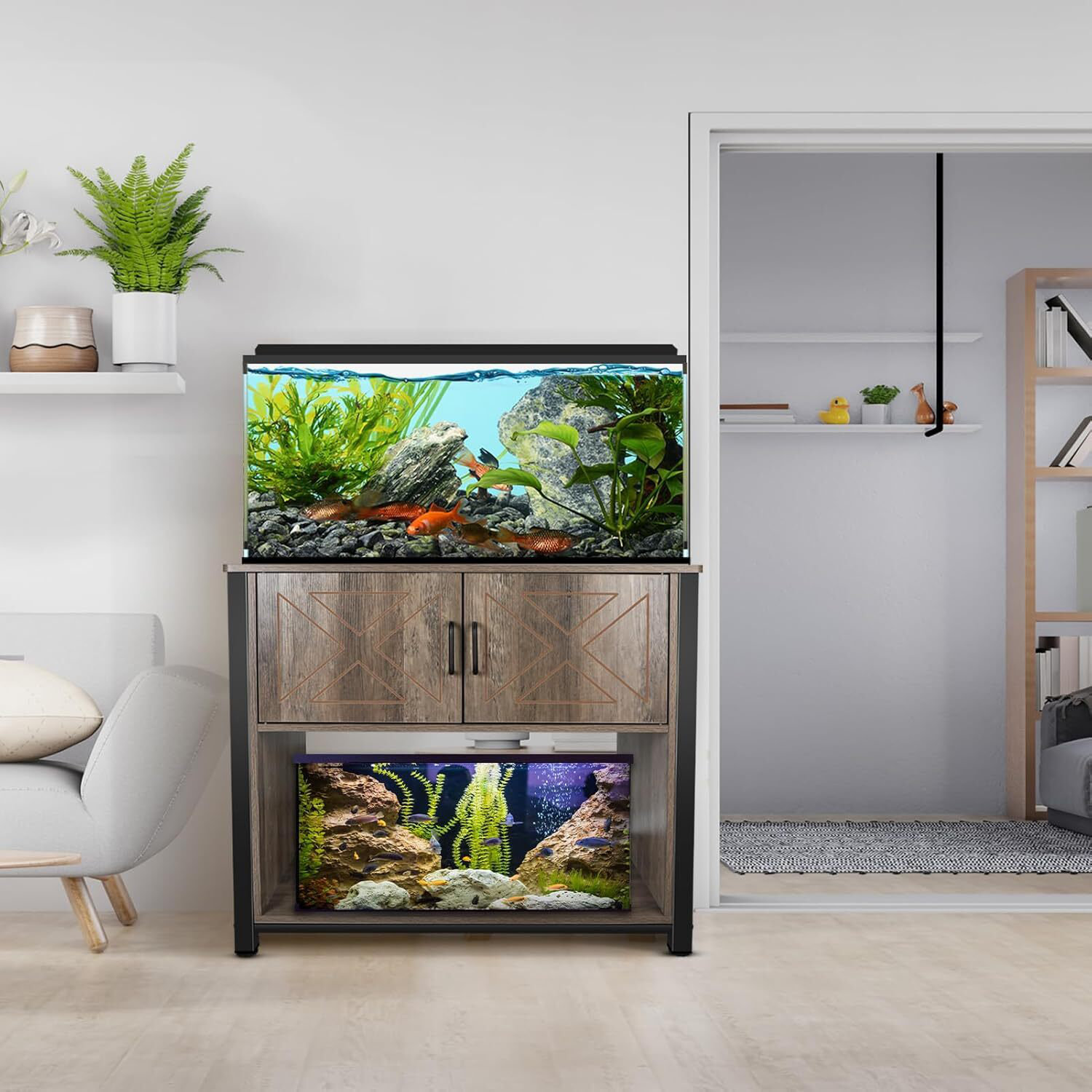 Shenzhen Tuobai Technology Co., Ltd 40 Gallon Aquarium Stand with ...