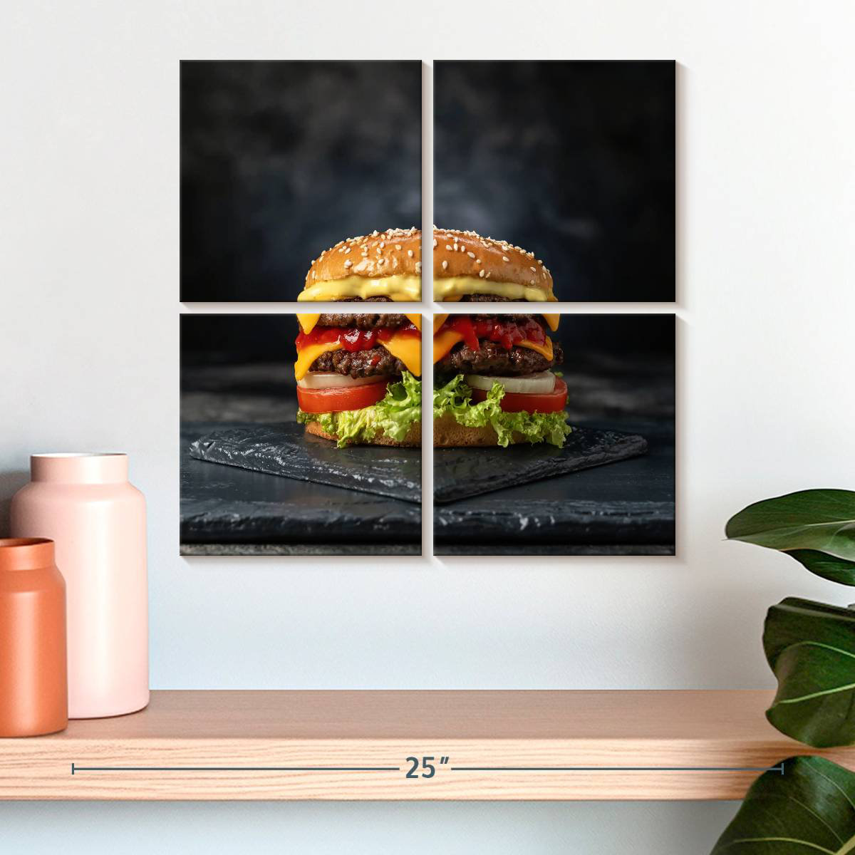Ebern Designs Yarlin Double Layer Cheeseburger | Wayfair