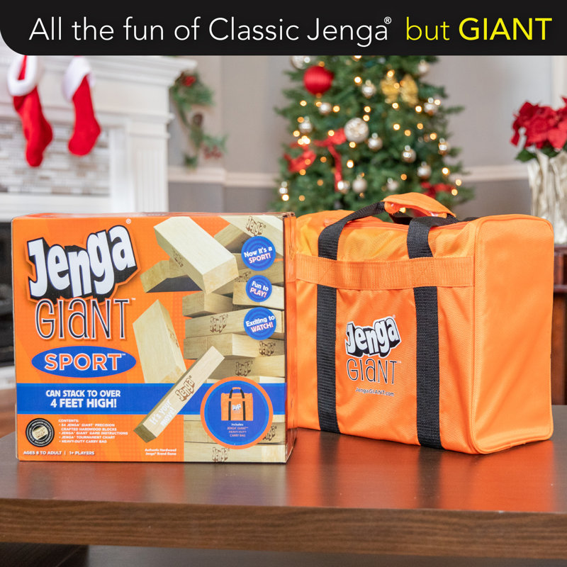 Jenga GIANT Sport - Stacks to over 4 feet high! | Wayfair
