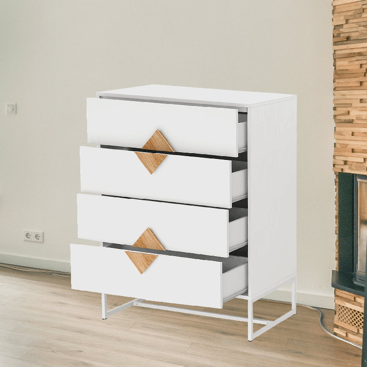 George Oliver Elesia 4 - Drawer Dresser - Wayfair Canada