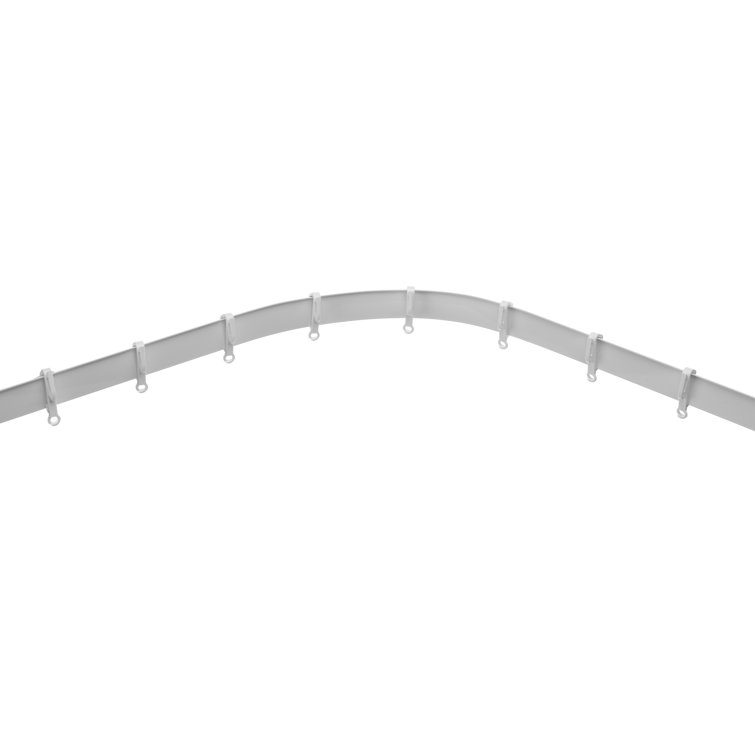 Symple Stuff Uncorded White Metal Curtain Track | Wayfair.co.uk