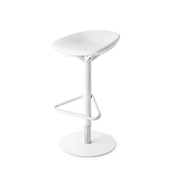 Calligaris Palm Upholstered Adjustable Stool with Swivel Base - Wayfair ...