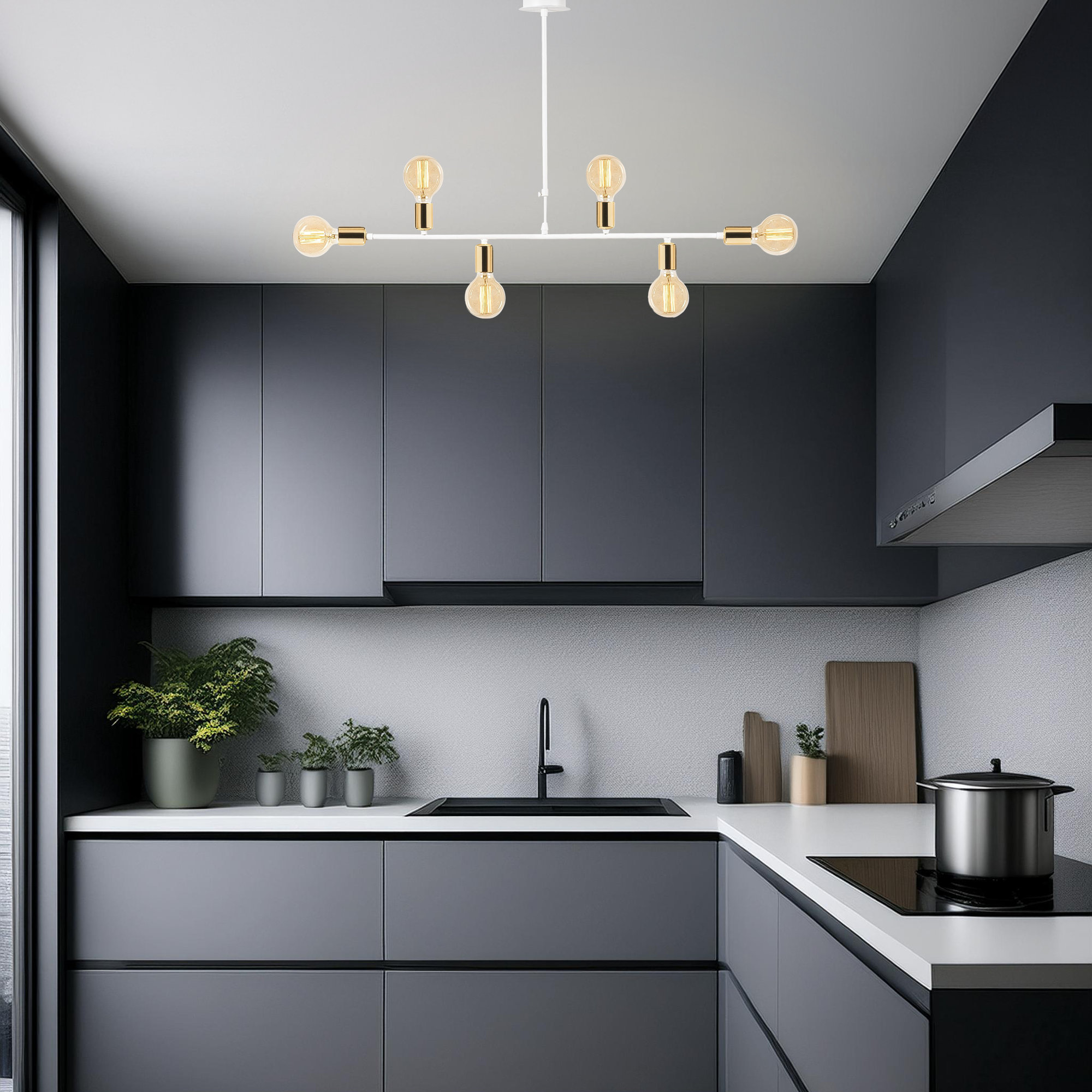 Corrigan Studio® 6 Lights Metal Body Chandelier | Wayfair