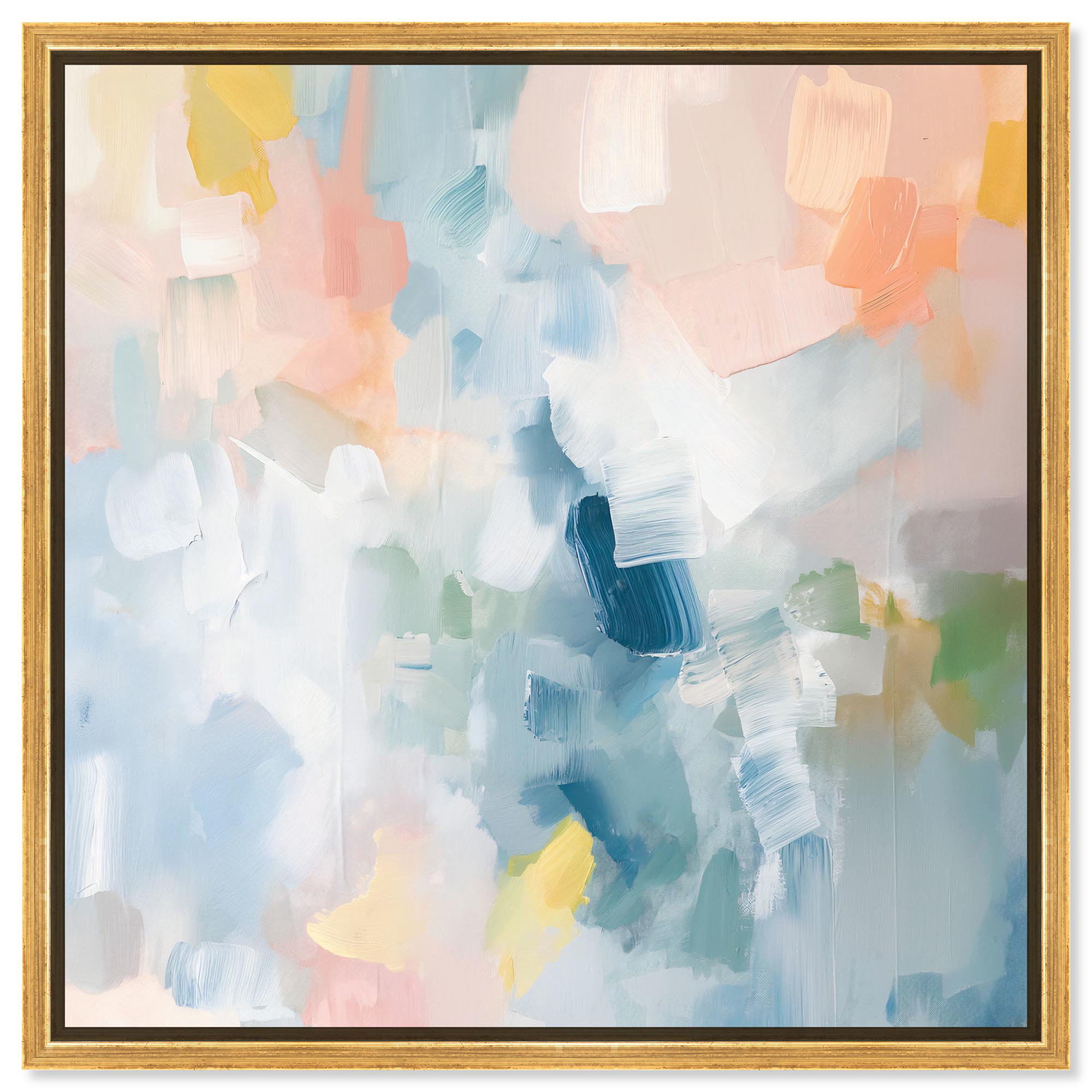Art Remedy Estatico I Canvas Modern Color Abstract by Art Remedy | Wayfair