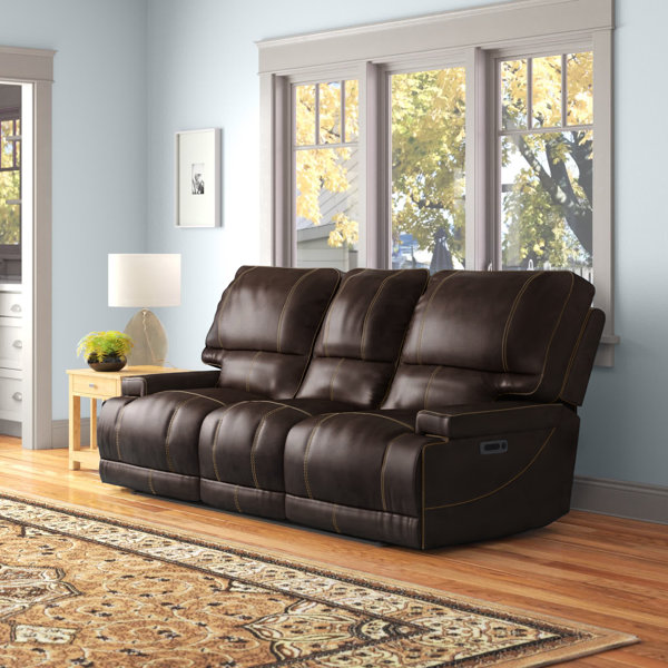 Wade Logan® Caimin 89'' Upholstered Power Reclining Sofa & Reviews ...