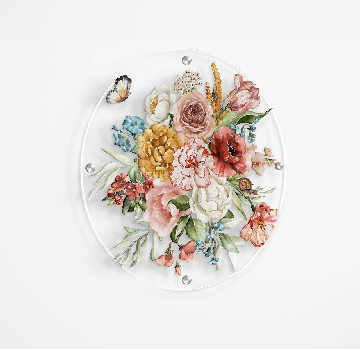 Wildon Home® Flowers And Butterflies Wall Décor | Wayfair