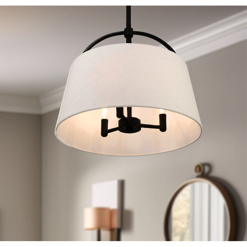 Ivy Bronx Lyutcho 3 - Light Coal Single Pendant | Wayfair