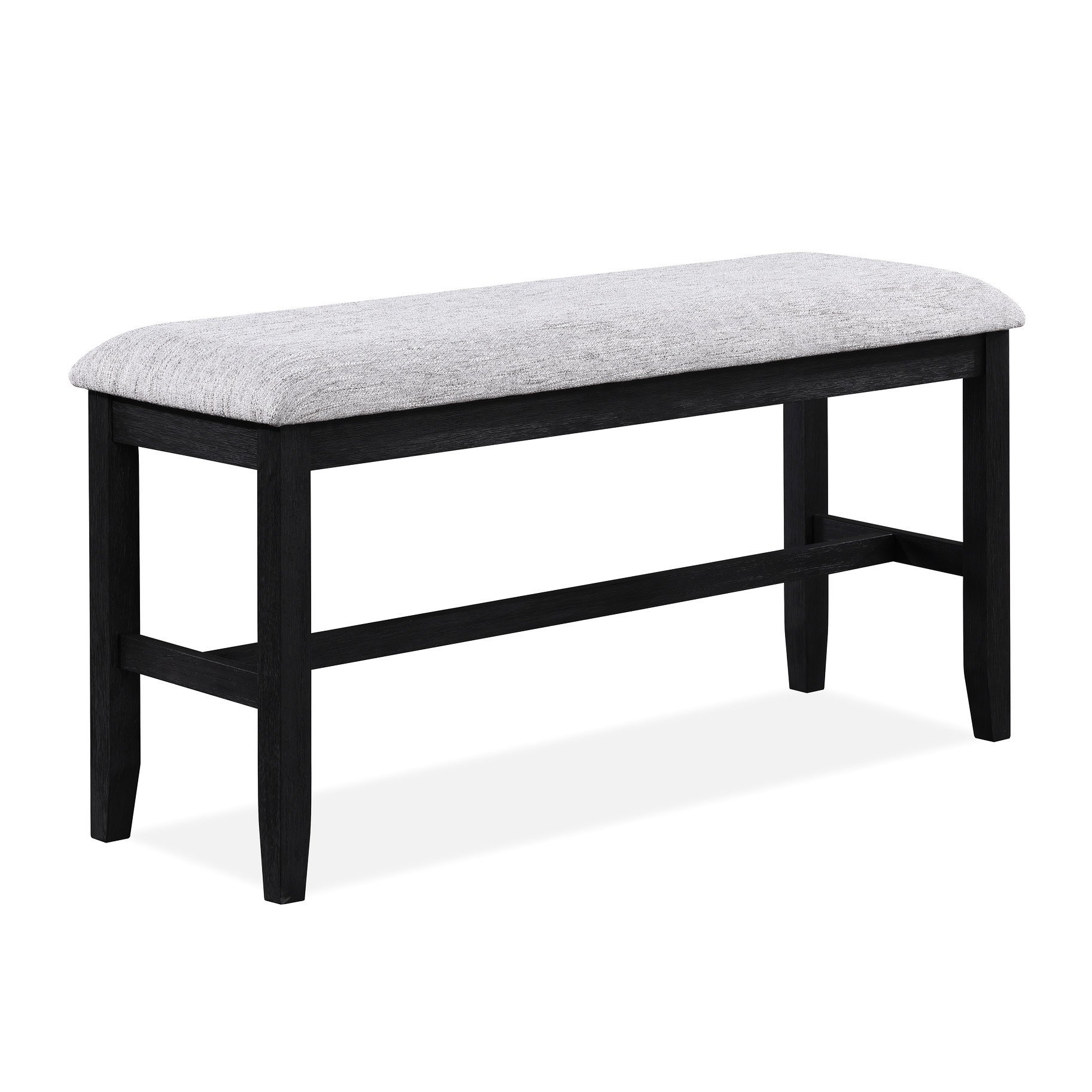 Red Barrel Studio® Transitional Grey Upholstered Bench - Solid Wood ...