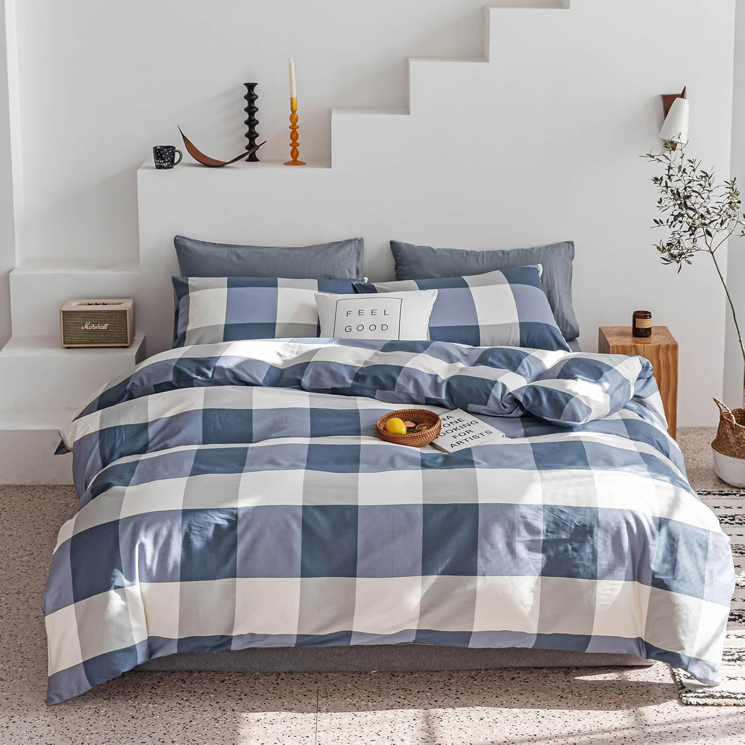 VCLIFE Microfiber Modern Style Comforter Set | Wayfair
