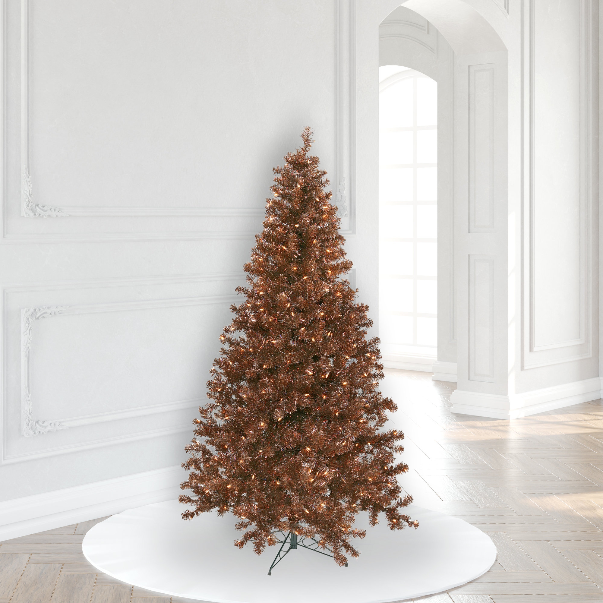 The Holiday Aisle® Mocha Series Artificial Christmas Tree | Wayfair
