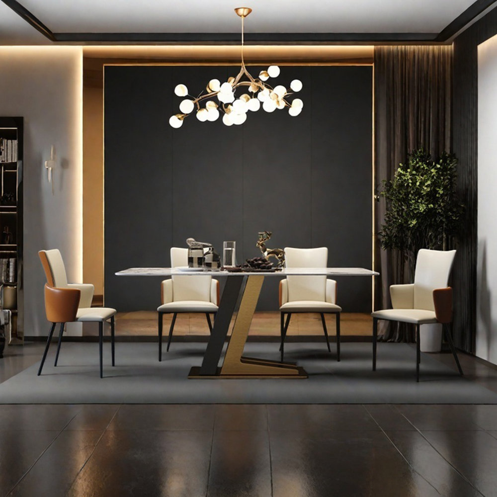 Elamer Simple light luxury high-end dining table set | Wayfair