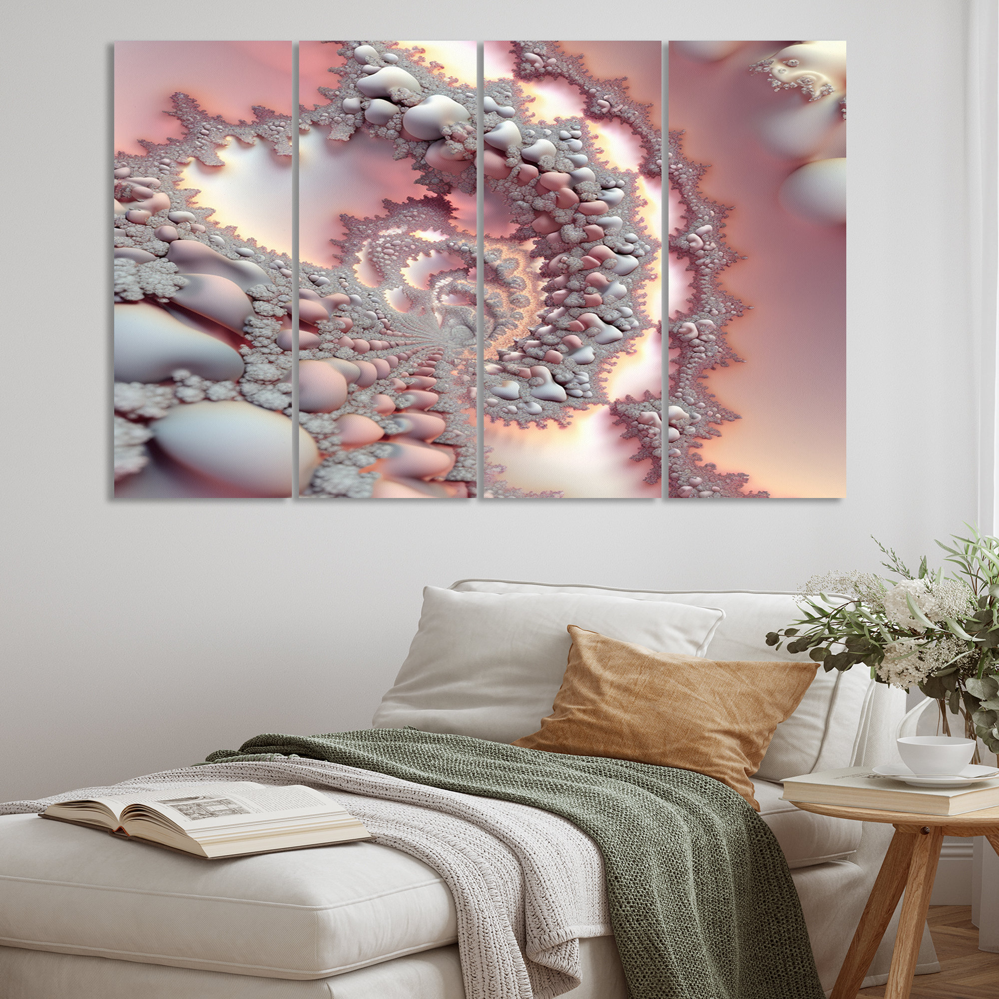 Wrought Studio Fractal Pastel Universe IV - Fractals Wall Art Print - 4 ...