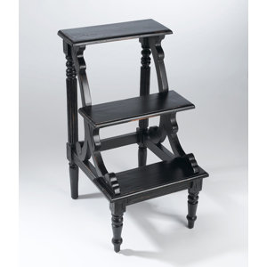 WFX Utility™ 3 - Step Solid Wood Step Stool & Reviews | Wayfair