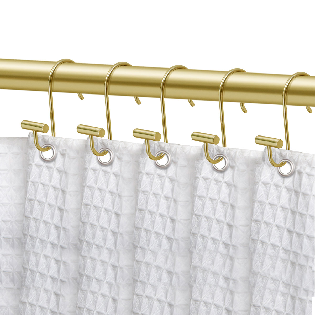 Utopia Alley Shower Rings Hooks, Shower Curtain Rings Hooks For ...