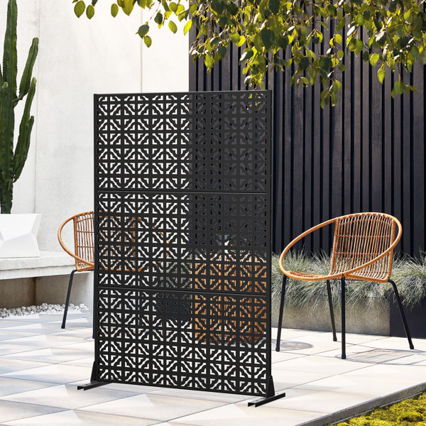 Fency Outdoor Privacy Metal Screen - Wayfair Canada