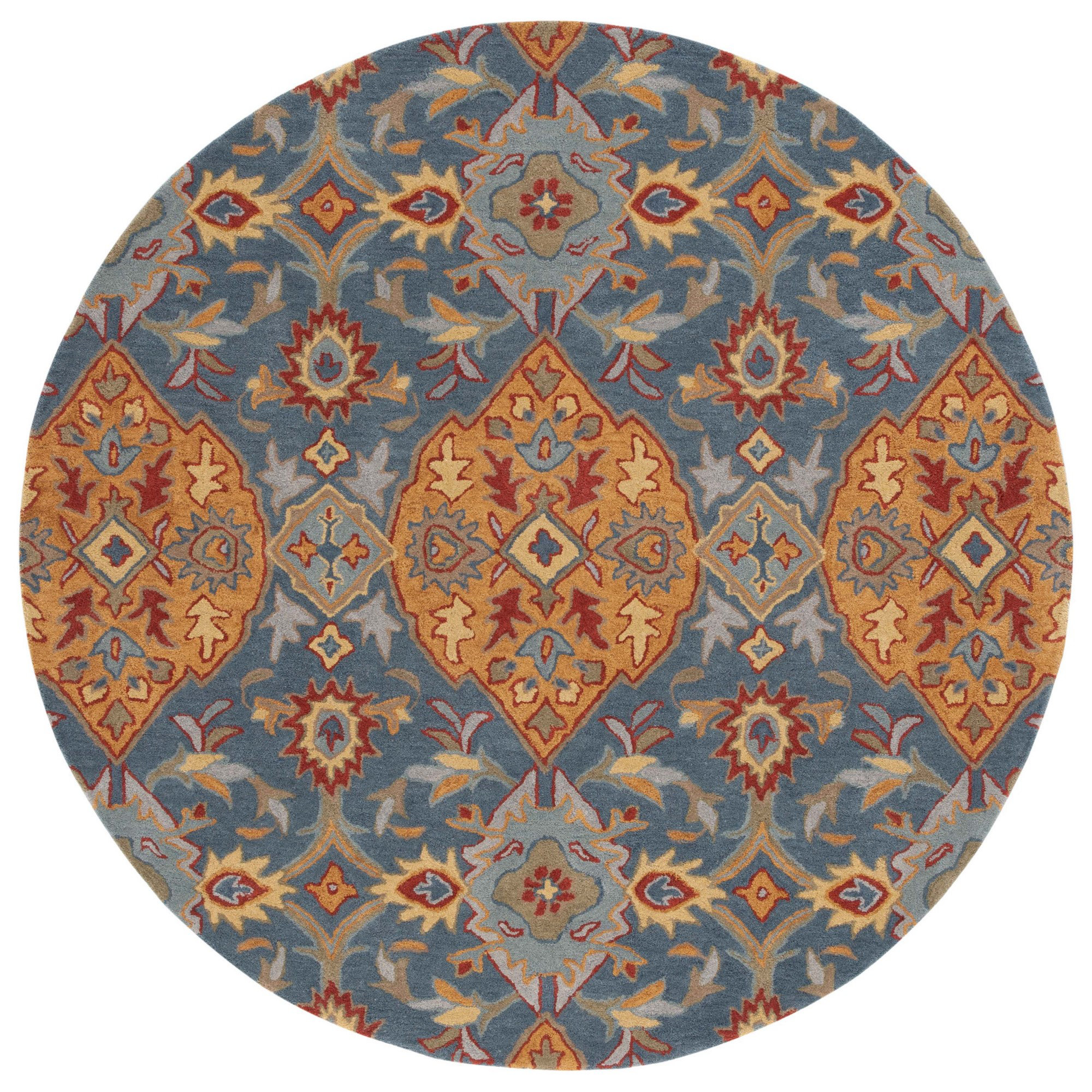 Alcott Hill® Bastidas Hand Tufted Wool Floral Rug | Wayfair