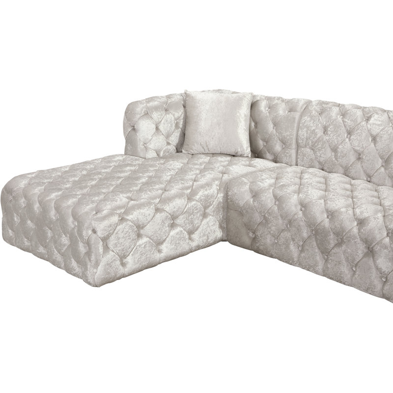 House of Hampton® Dymone Upholstered Sectional | Wayfair