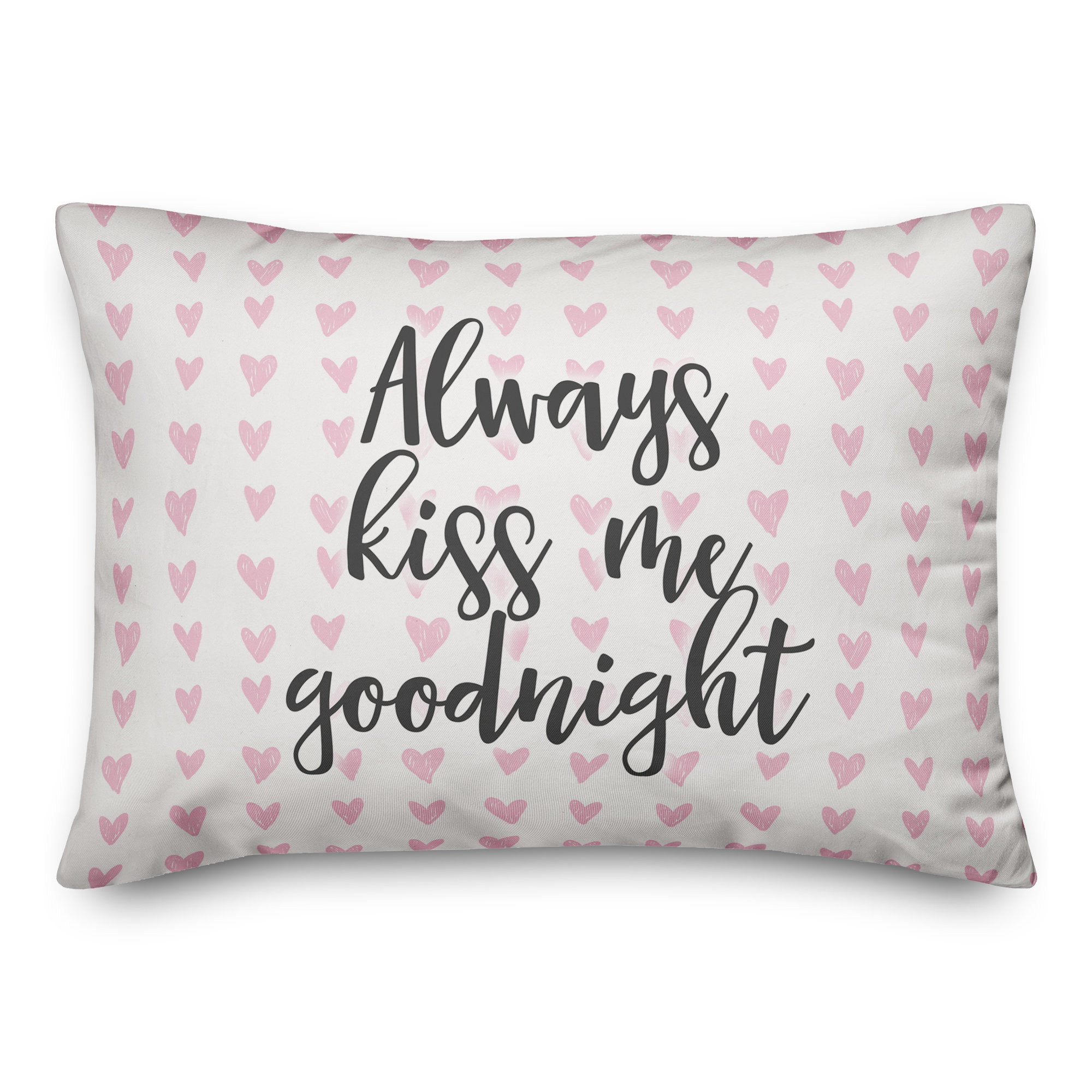 Designs Direct Creative Group Always Kiss Me Good Morning Throw Pillow ...
