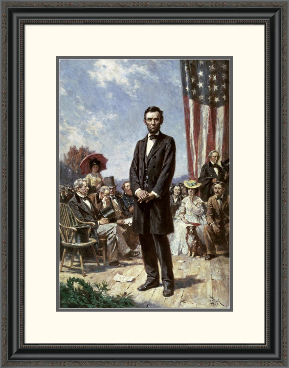 Global Gallery 'The Gettysburg Address' by Jean Leon Gerome Ferris ...