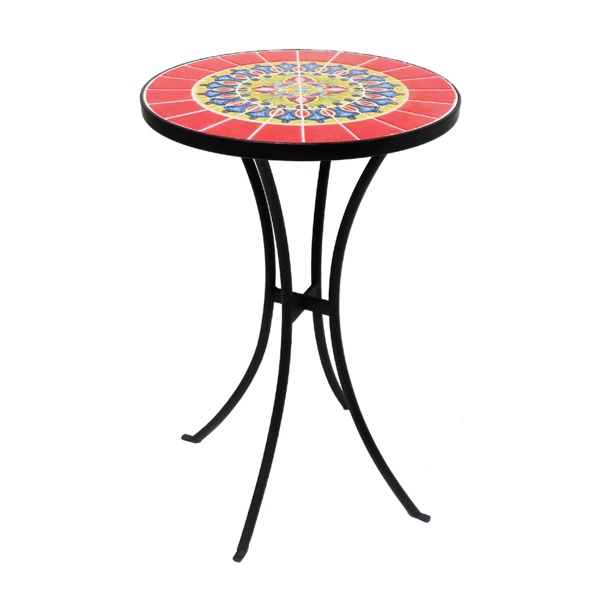 Fleur De Lis Living Barnabas Round 14'' Outdoor Coffee Table | Wayfair