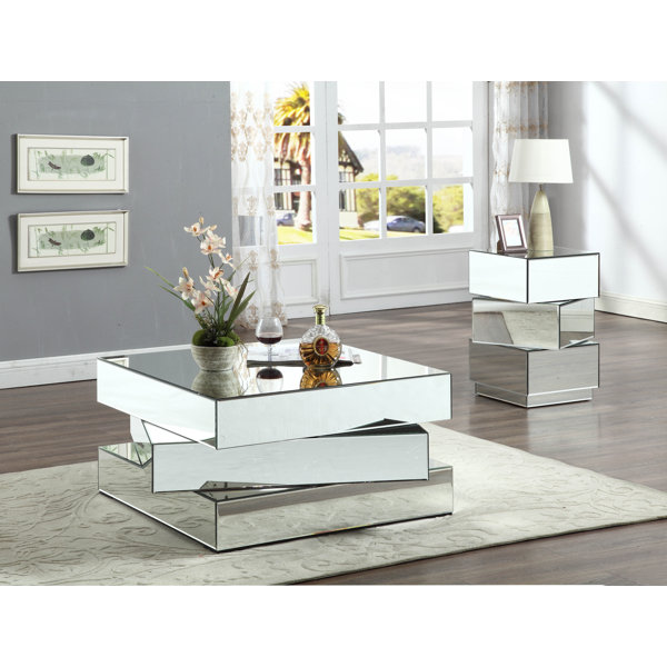Everly Quinn Chih 2 - Piece Living Room Table Set & Reviews | Wayfair